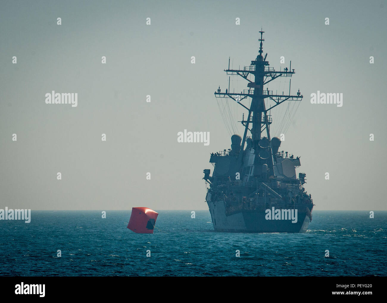 The Arleigh Burke-class guided-missile destroyer USS Russell (DDG 59 ...