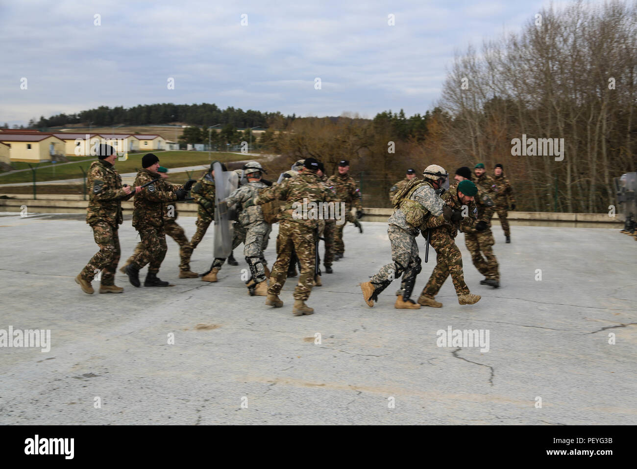 Police grapple hi-res stock photography and images - Alamy