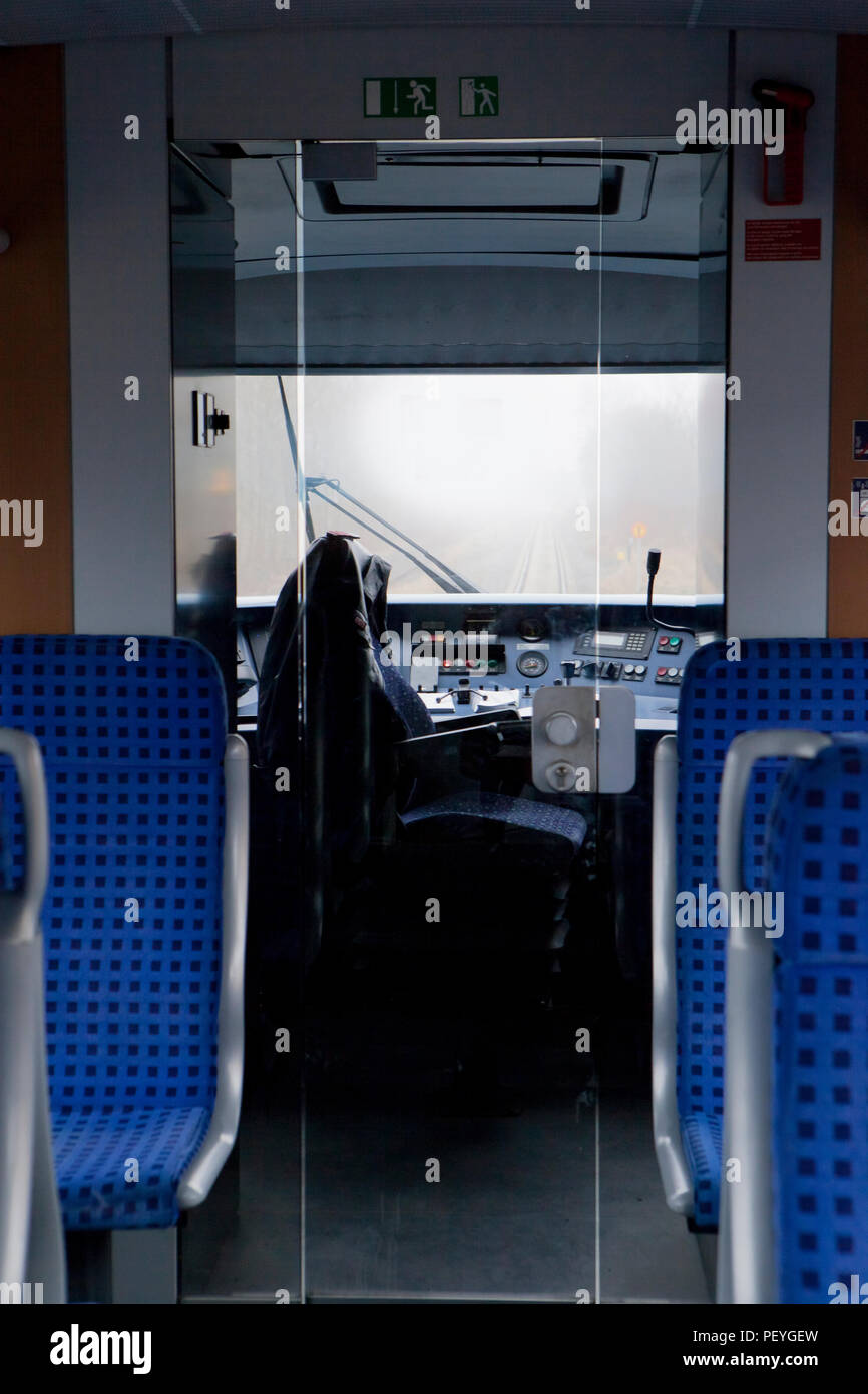 German train interior seats hi-res stock photography and images - Alamy