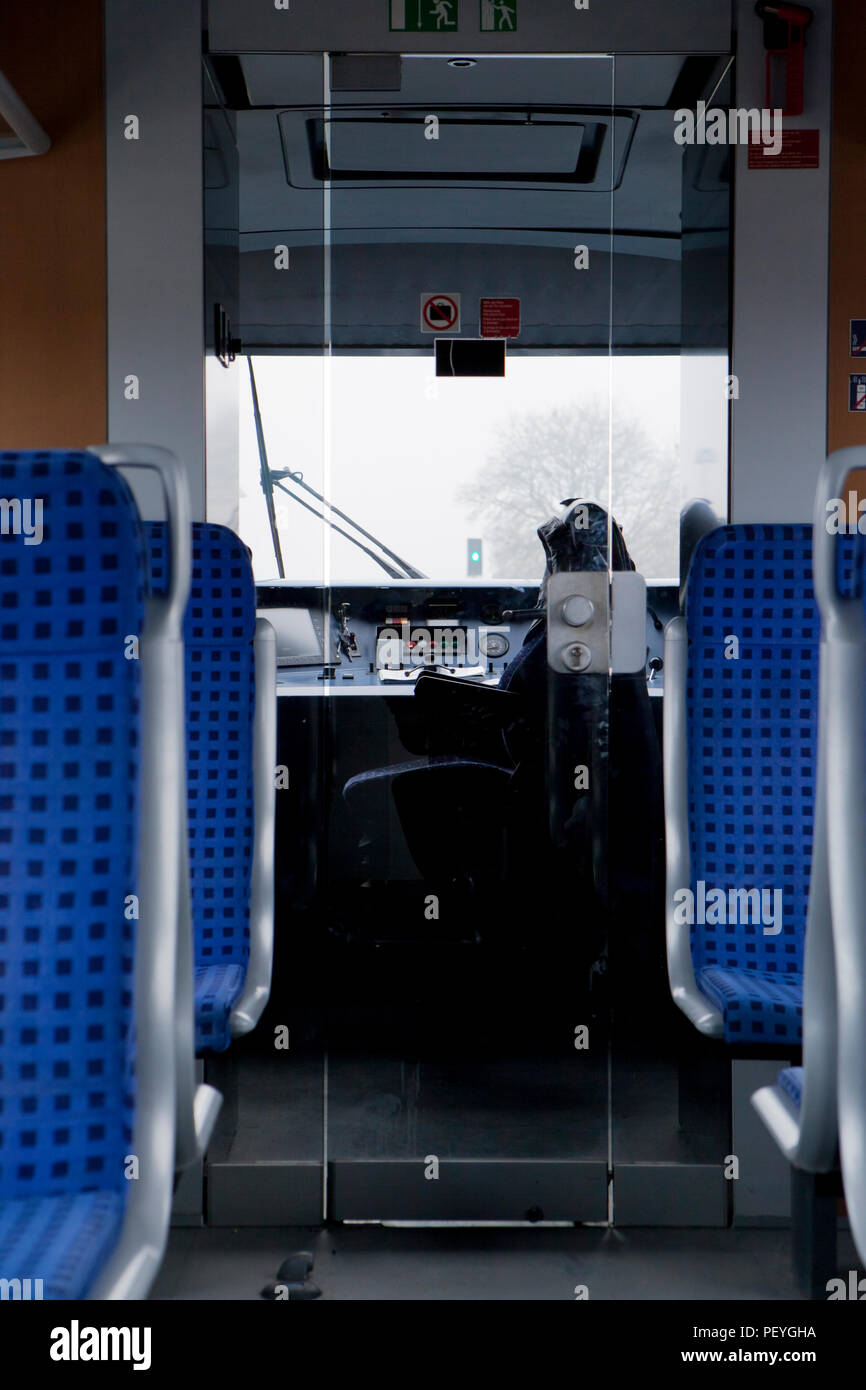 German train interior seats hi-res stock photography and images - Alamy