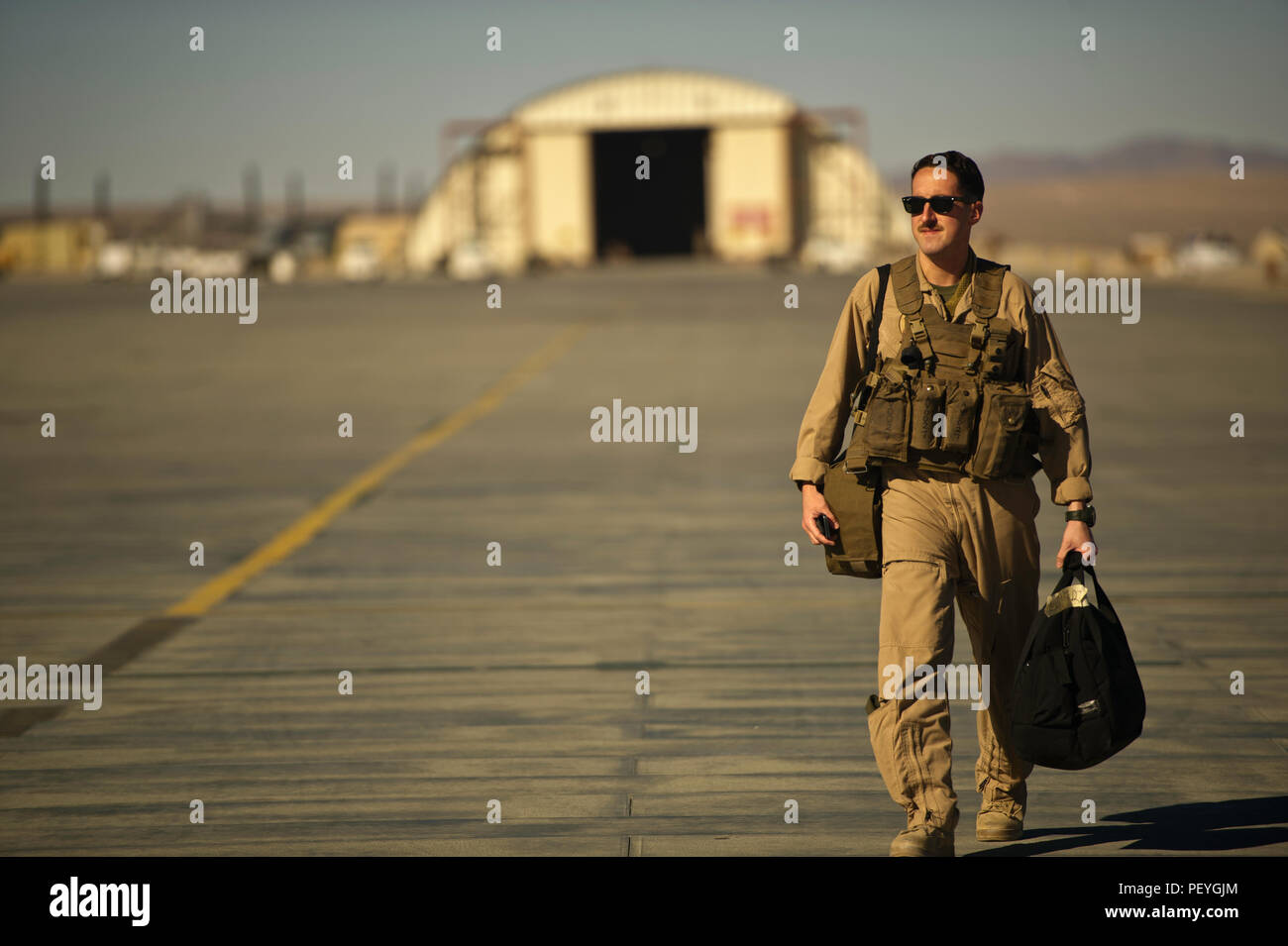 U.S. Marine Capt. Keith Lippert, pilot, Marine Light Attack Helicopter ...