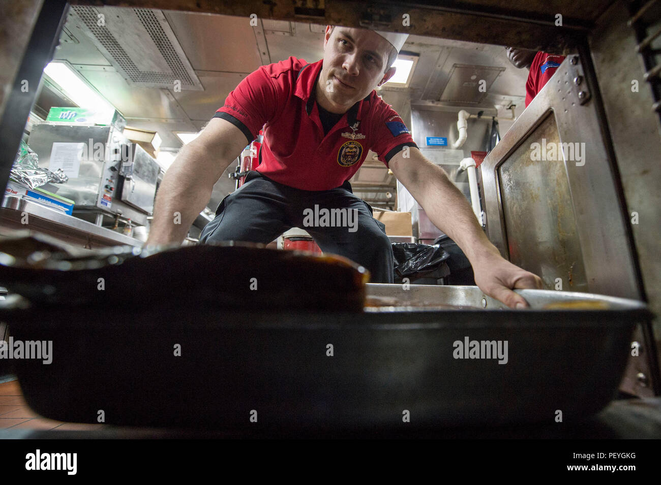 160215-N-NK123-003 ARABIAN GULF (Feb. 15, 2016) Culinary Specialist 3rd ...