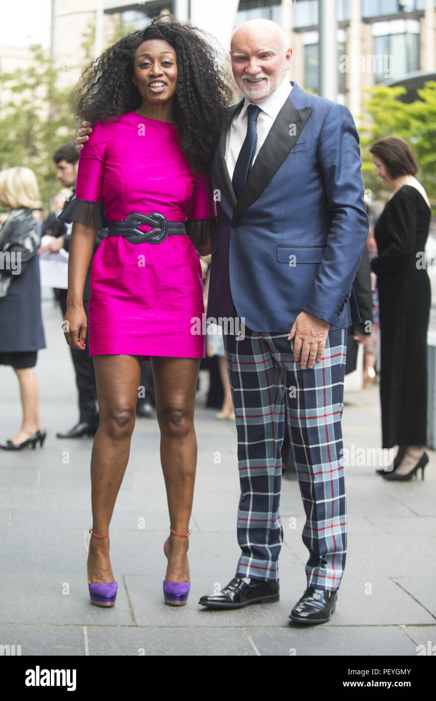 Celebrities attend in Edinburgh the Hunter foundation charity dinner at ...