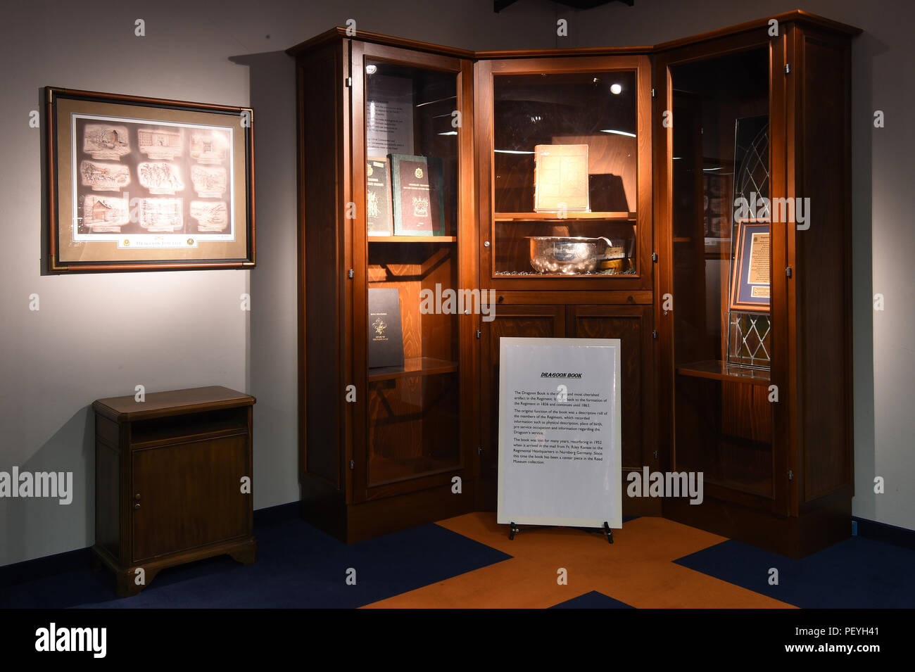 Book museum display cabinet hi-res stock photography and images - Alamy