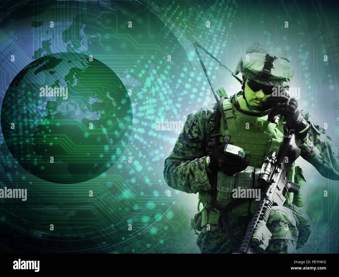 Marine corps data processing hi-res stock photography and images - Alamy