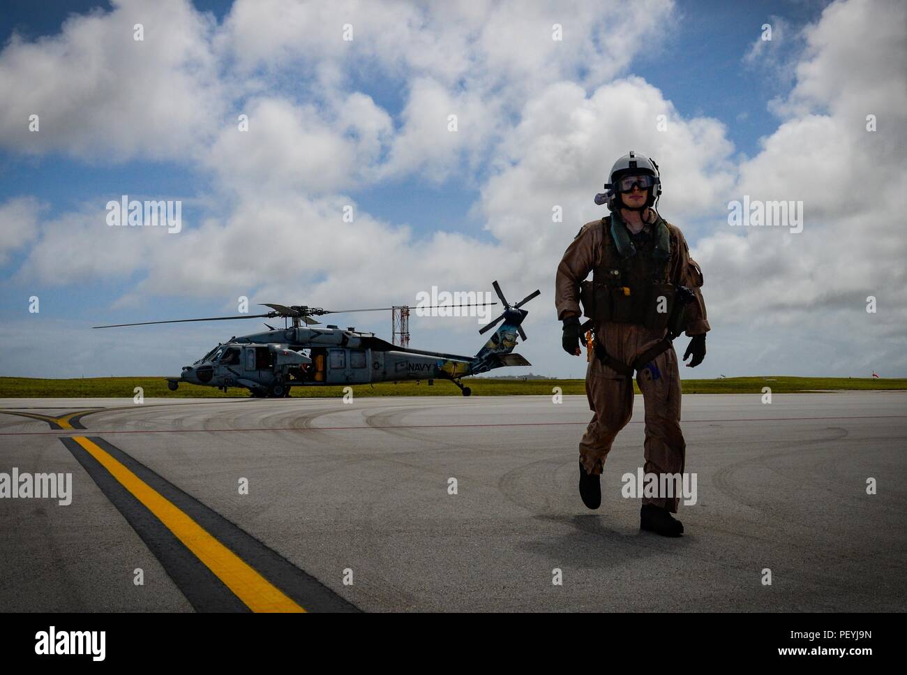 U.S. Navy Hospital Corpsman Brandon Smith, a search and rescue medical ...