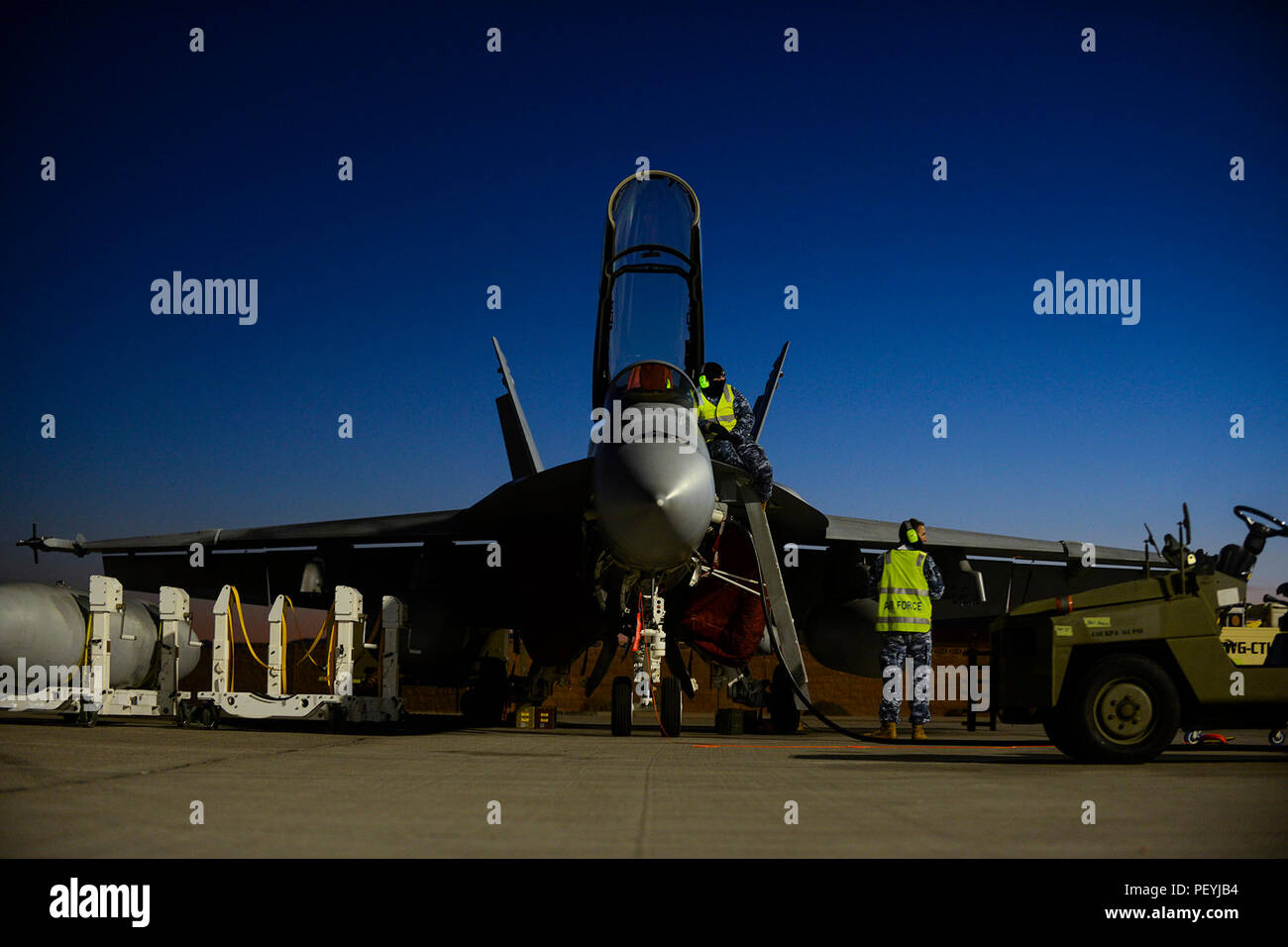 Royal Australian Air Force aircrew assigned to No. 1 Squadron, RAAF ...