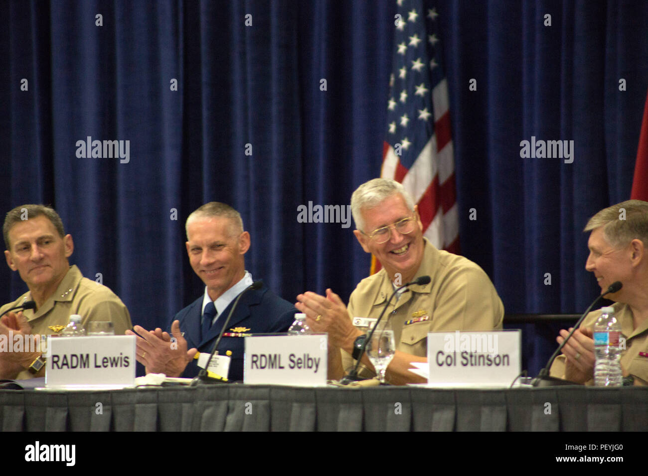 Commander of space and naval warfare system command spawar hi-res stock ...