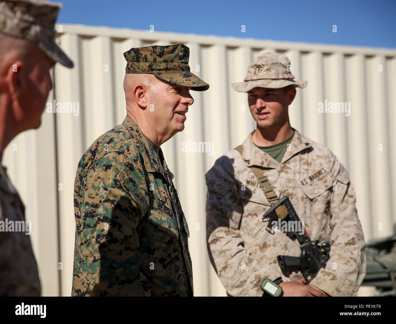 Lieutenant Gen. David Berger, commanding general, I Marine ...