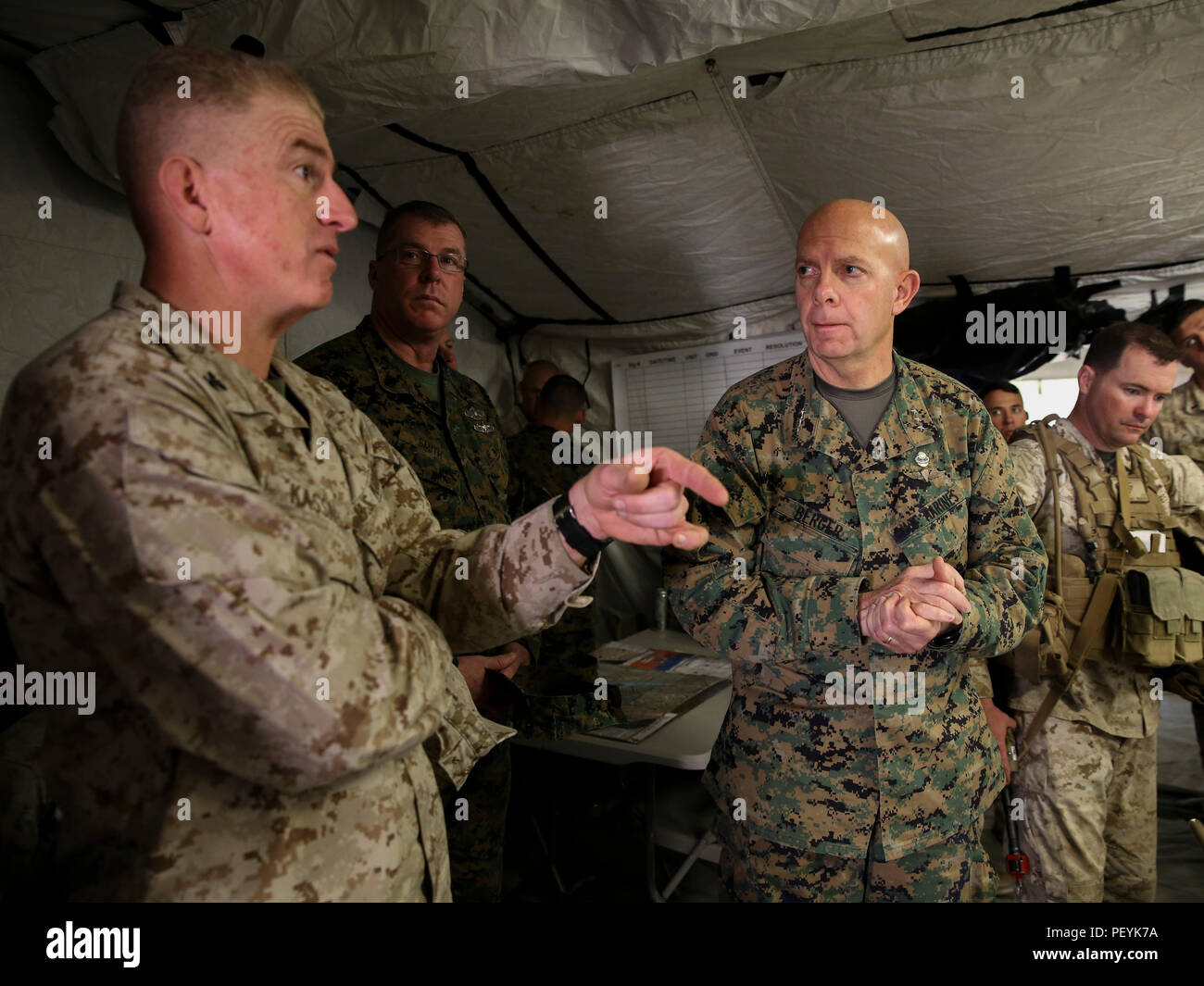 Lieutenant Gen. David Berger, commanding general, I Marine ...