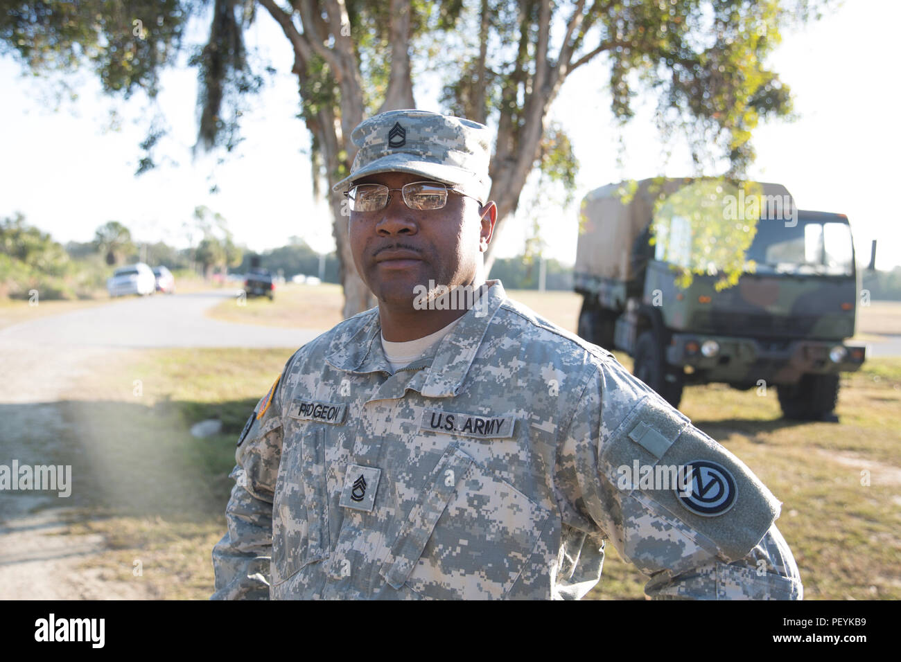 U.S. Army Reserve Master Sgt. David Russell assigned to 2nd Battalion ...