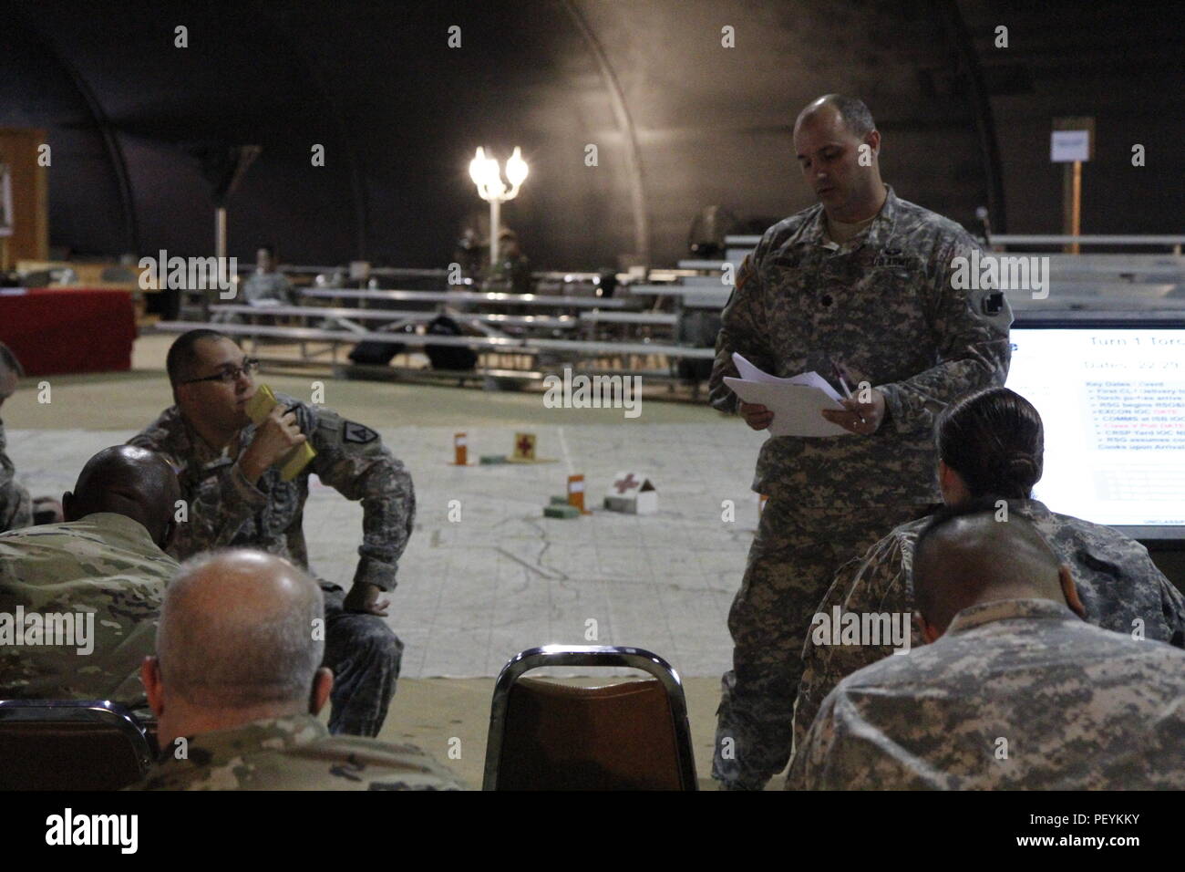 U.S. Army Lt. Col. Rusty Lepley, of the 191st Combat Sustainment ...