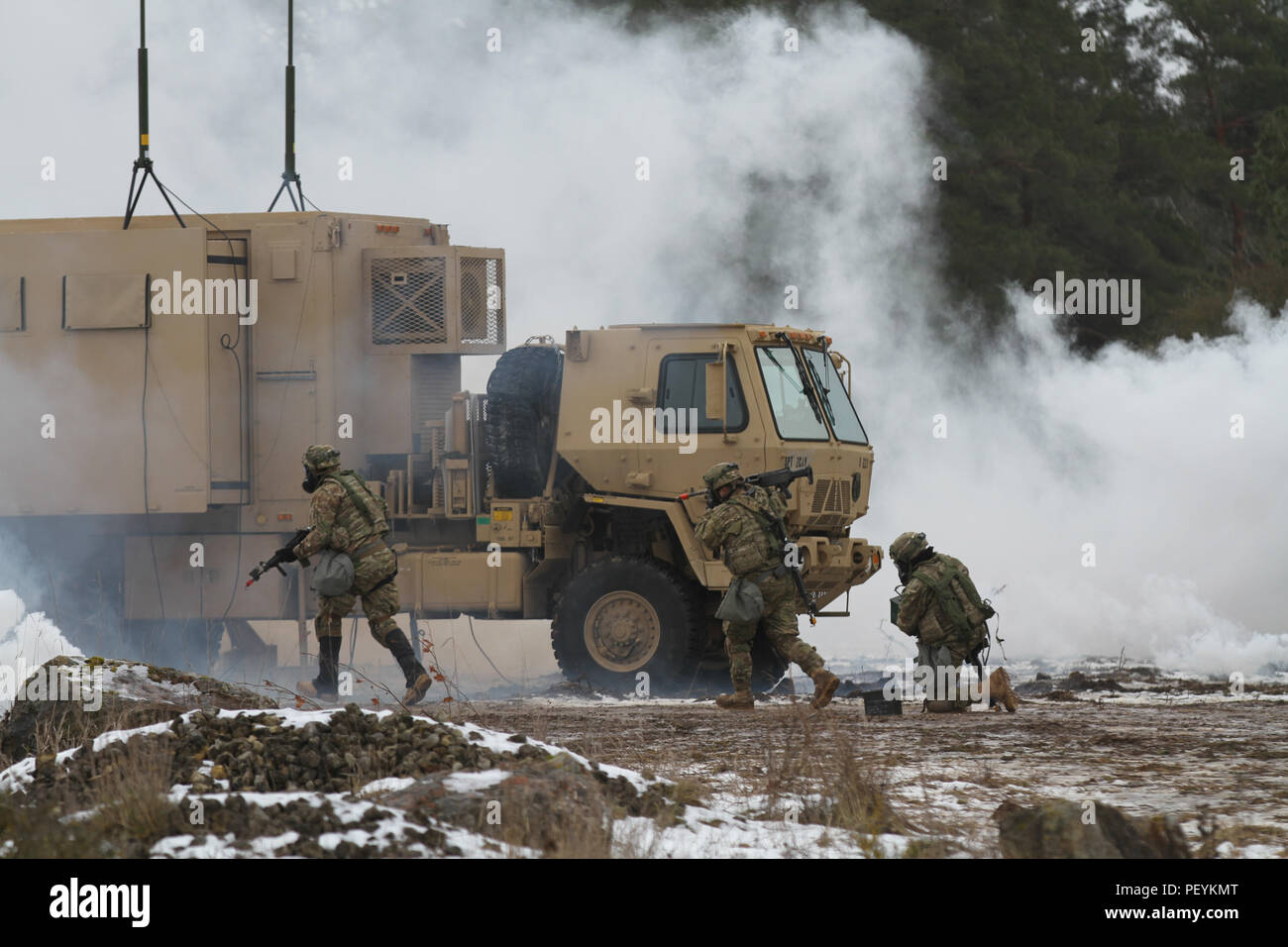 Maintenance and distribution Soldiers from Team Havoc, 2nd Cavalry ...