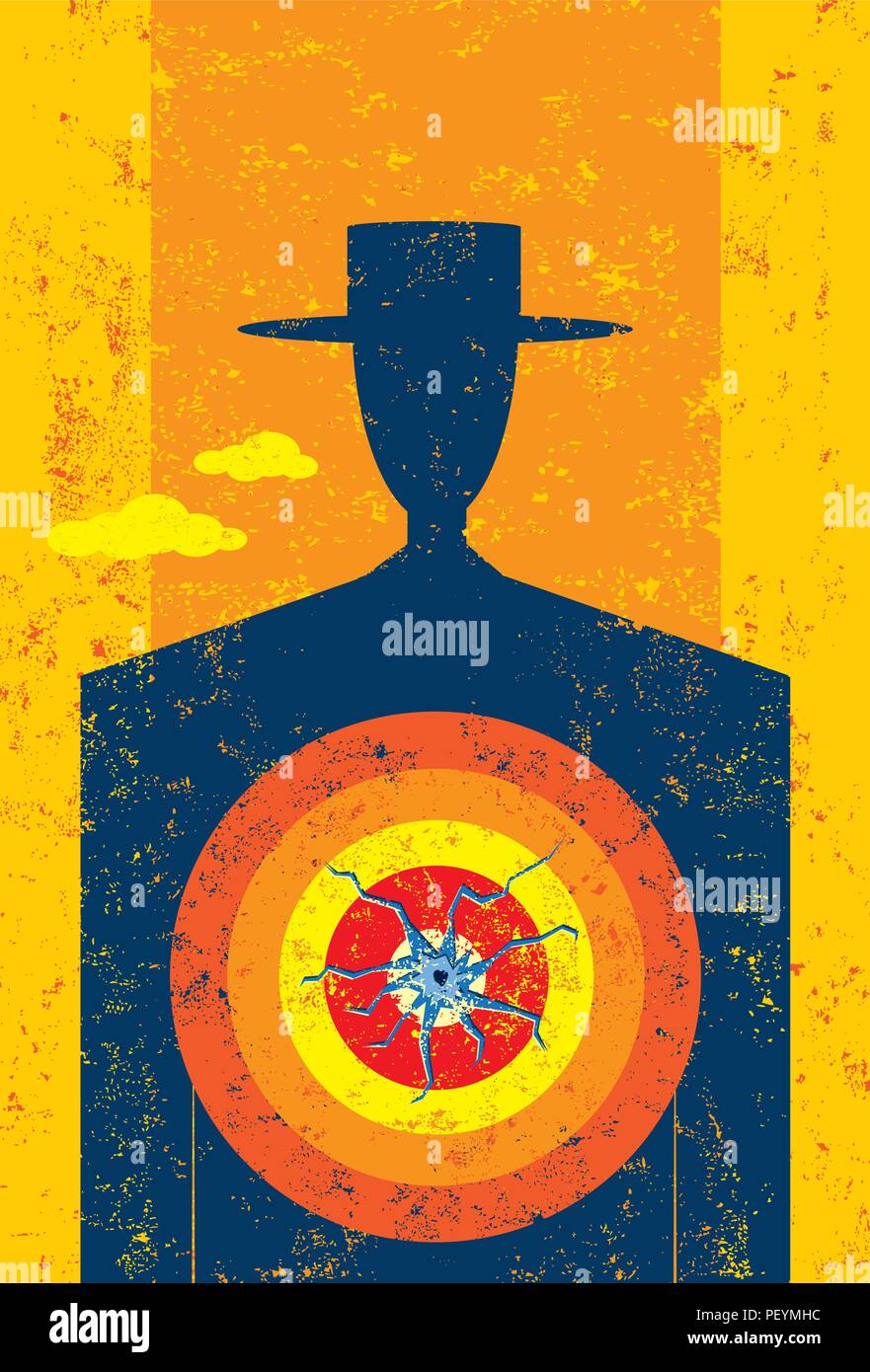 Man chest business Stock Vector Images - Alamy