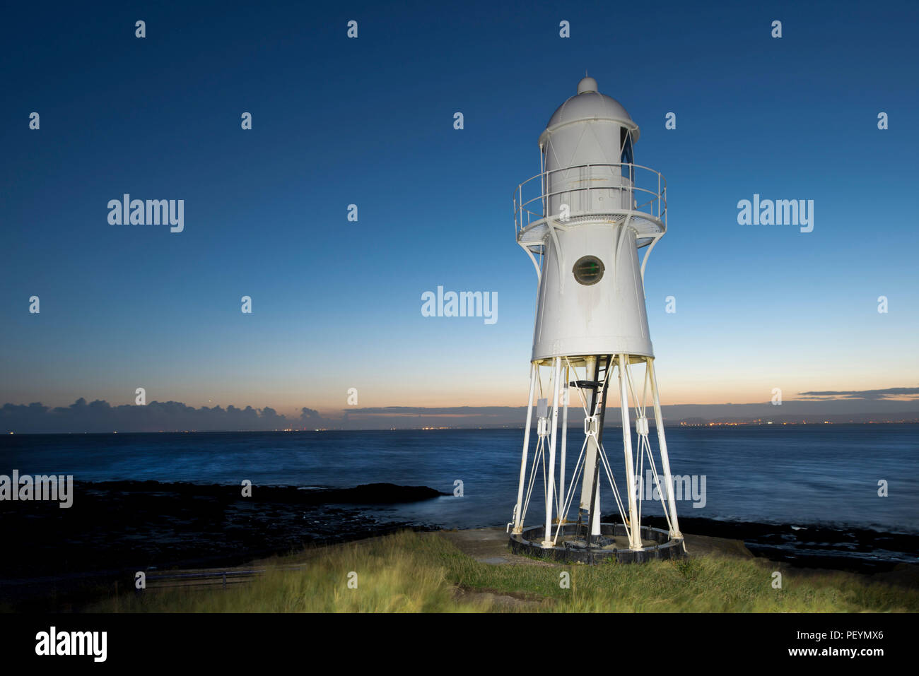 Black Nore Lighthouse, Portishead, Somerset, UK Stock Photo - Alamy