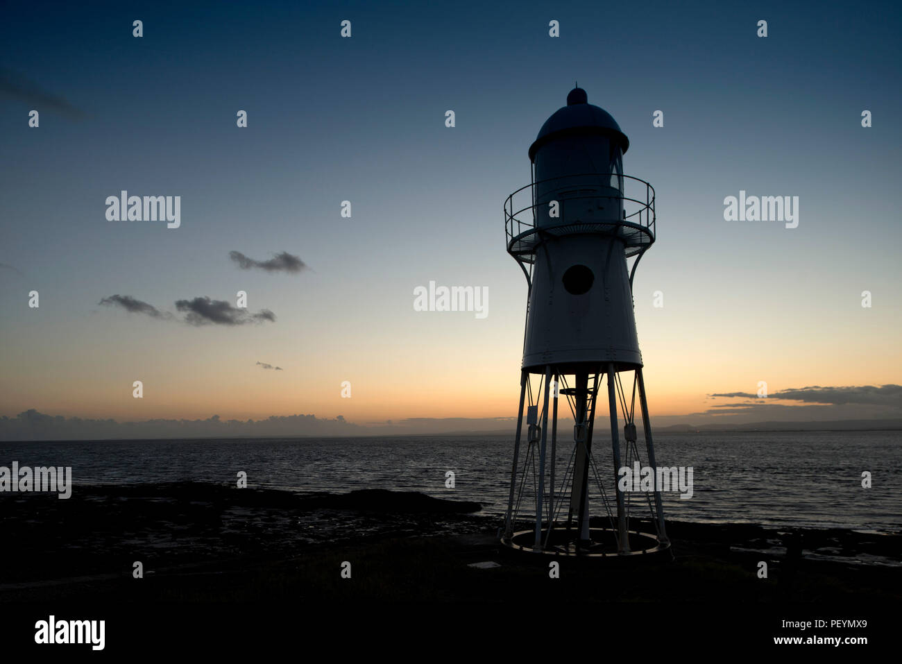 Black Nore Lighthouse, Portishead, Somerset, UK Stock Photo - Alamy