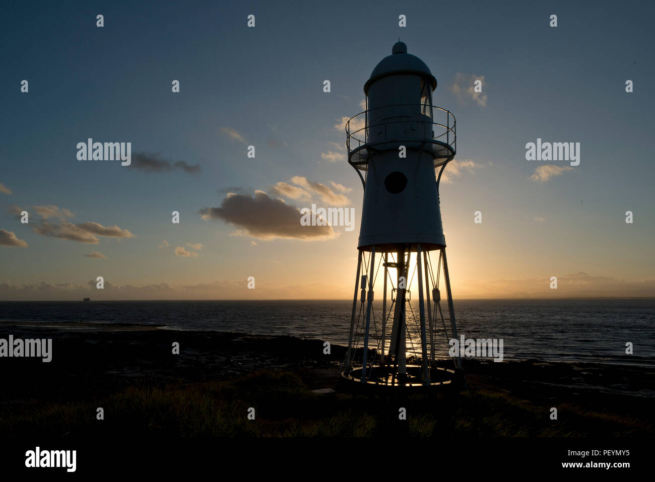 Black Nore Lighthouse, Portishead, Somerset, UK Stock Photo - Alamy