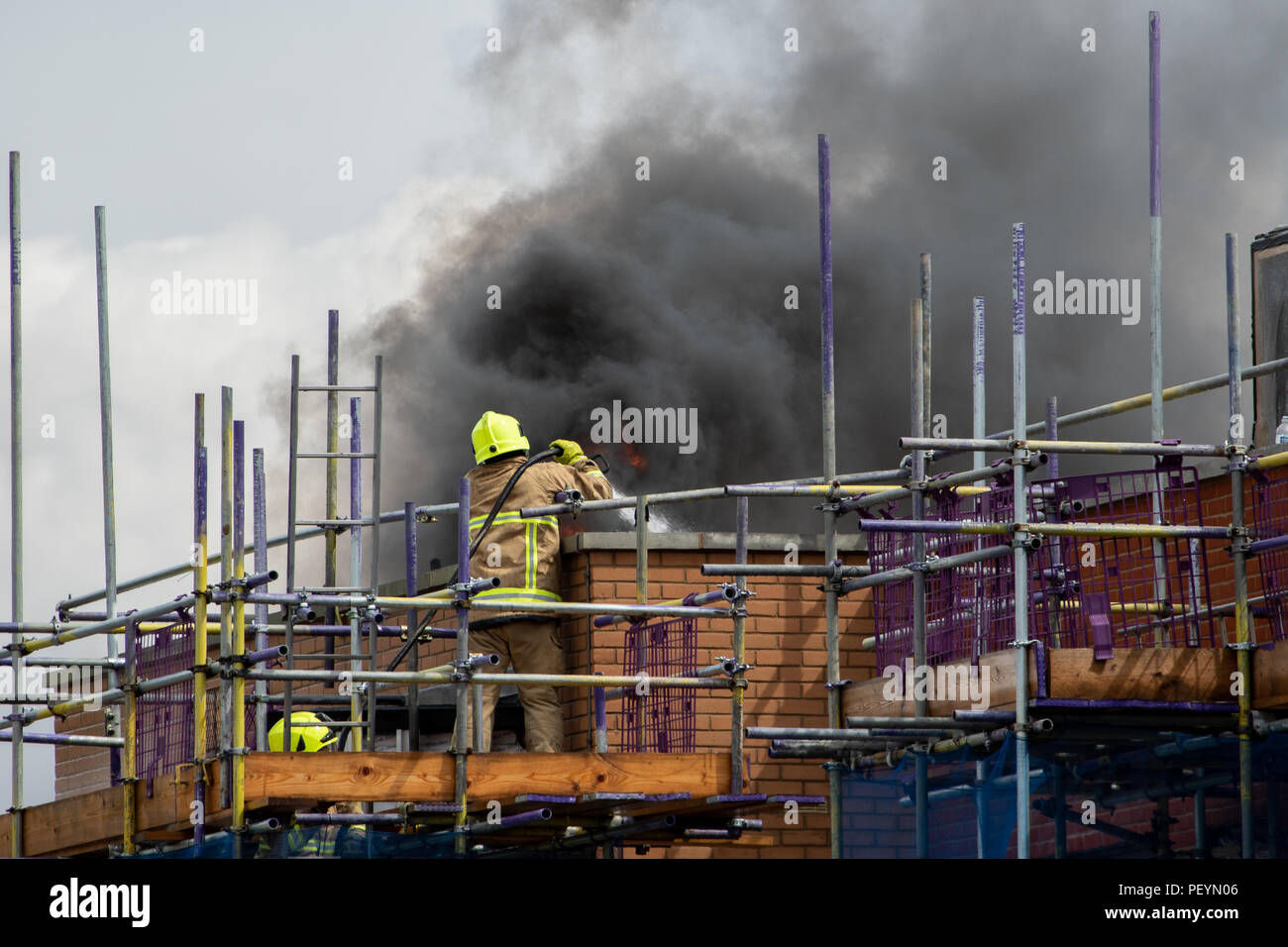 Fire at Mulalley housing development site in Loughton Essexx, Tackled ...
