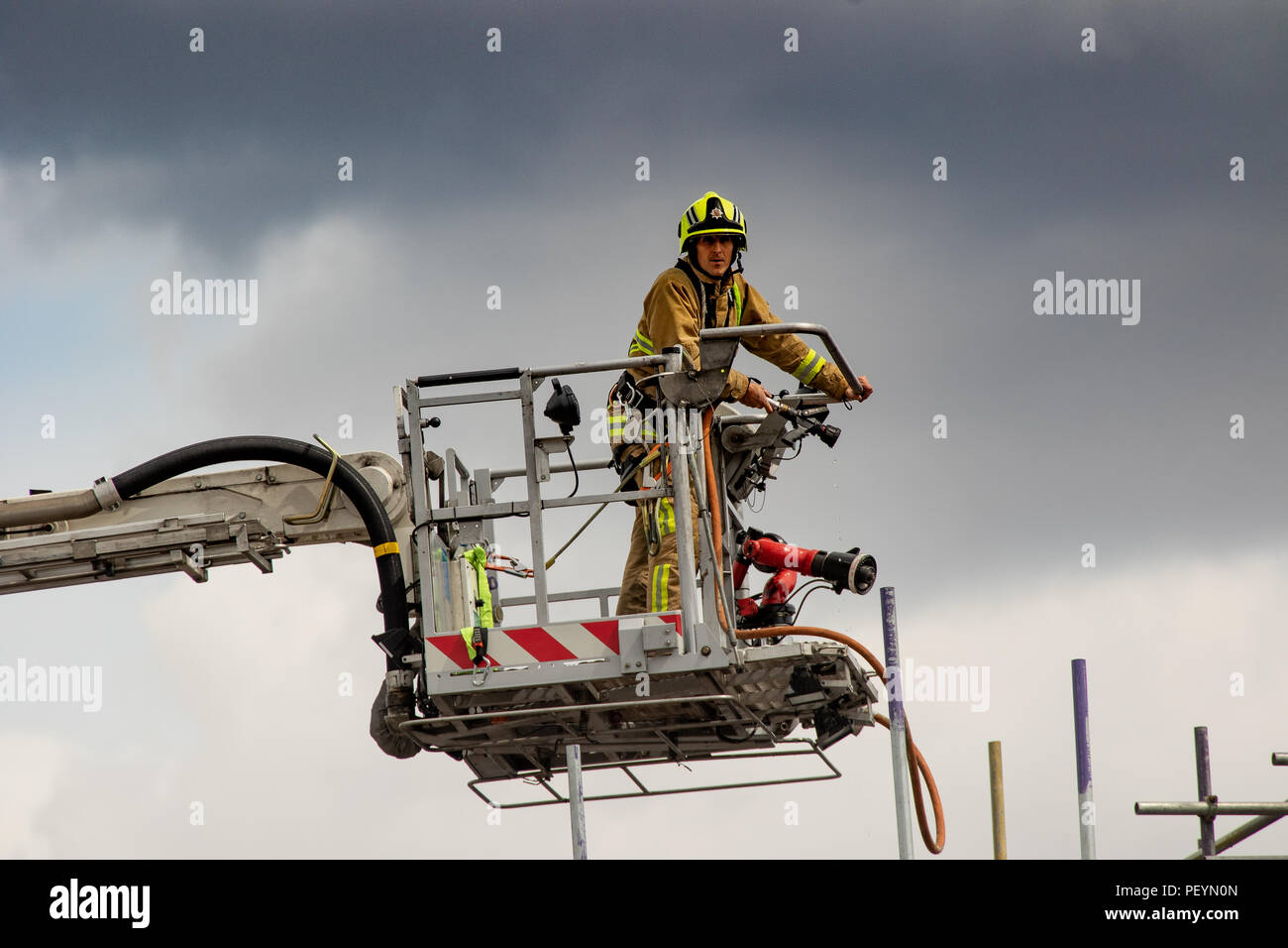 Fire at Mulalley housing development site in Loughton Essexx, Tackled ...