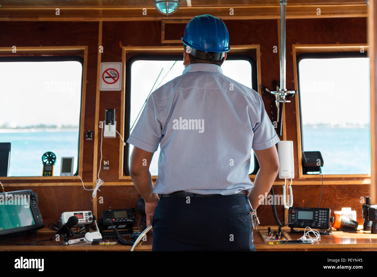 Captain of ferry hi-res stock photography and images - Alamy