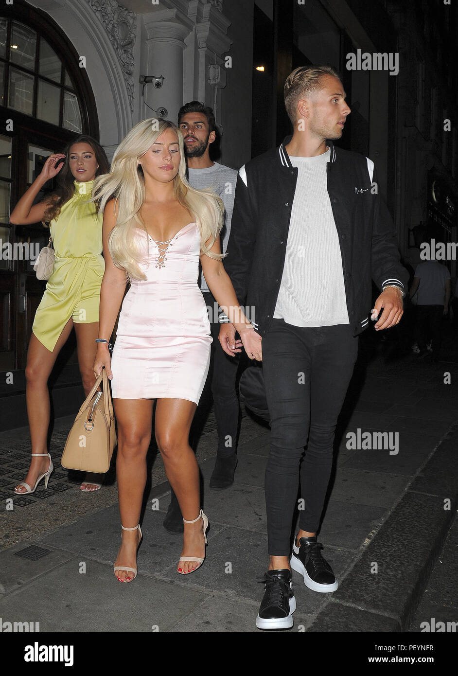 Love Island Contestants at Nobu Berkeley Mayfair Featuring: Ellie Brown ...