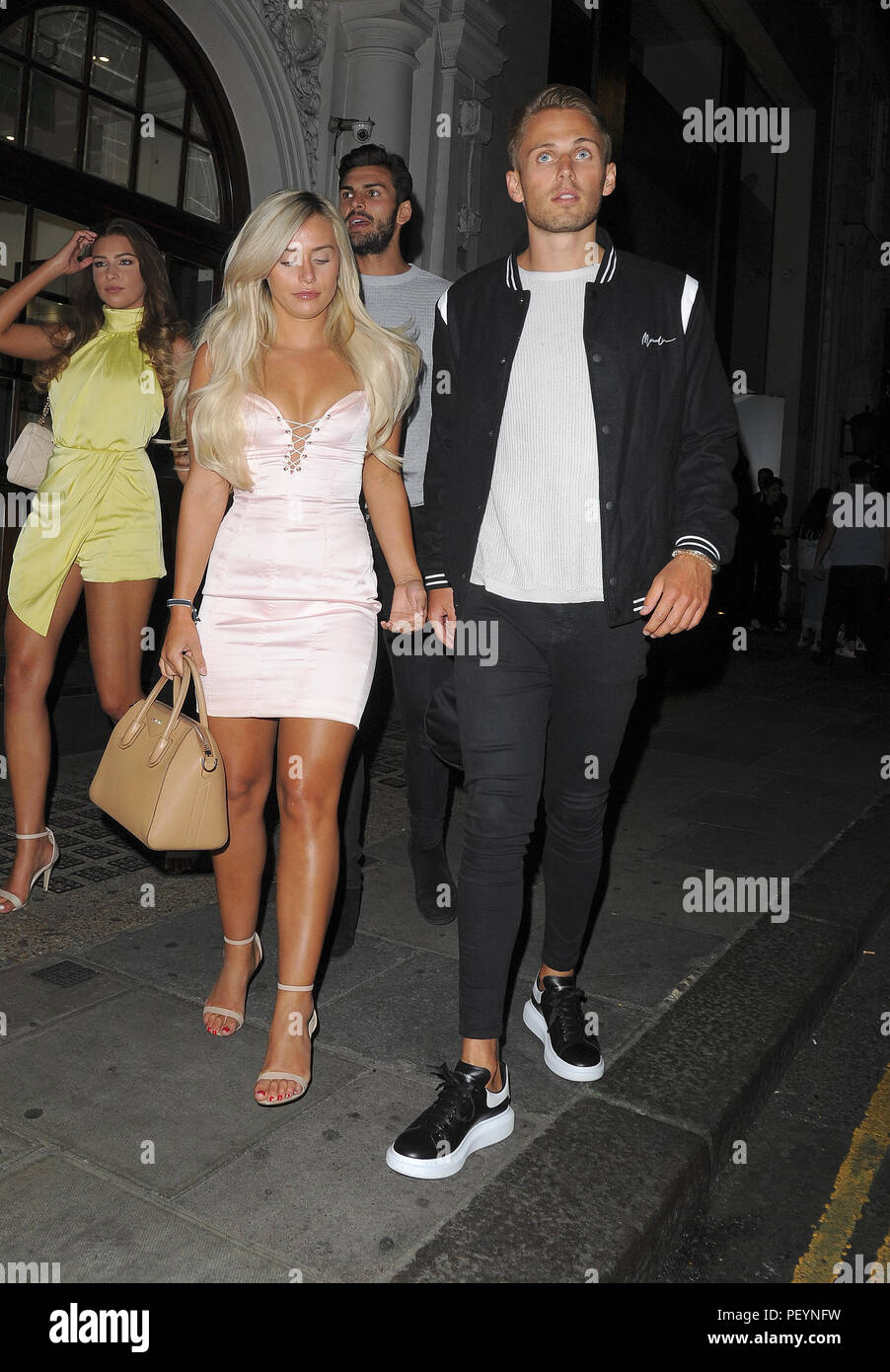 Love Island Contestants at Nobu Berkeley Mayfair Featuring: Ellie Brown ...