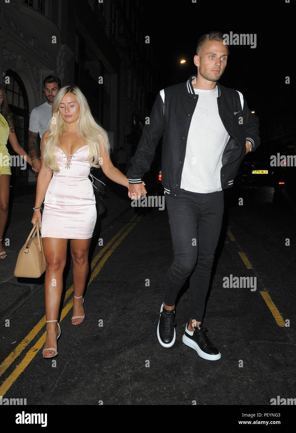 Love Island Contestants at Nobu Berkeley Mayfair Featuring: Ellie Brown ...
