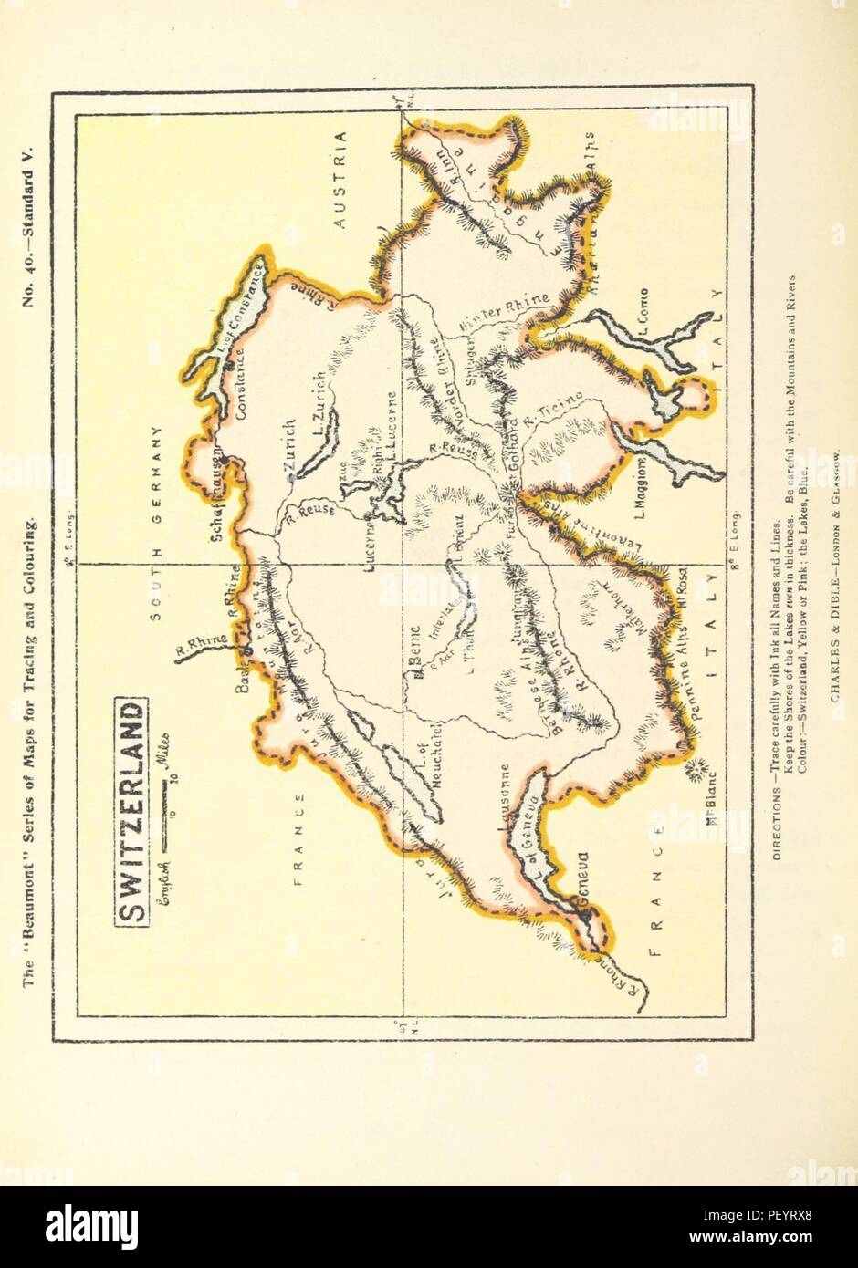 Image from page 68 of 'How to draw and colour a Map being a guide to ...