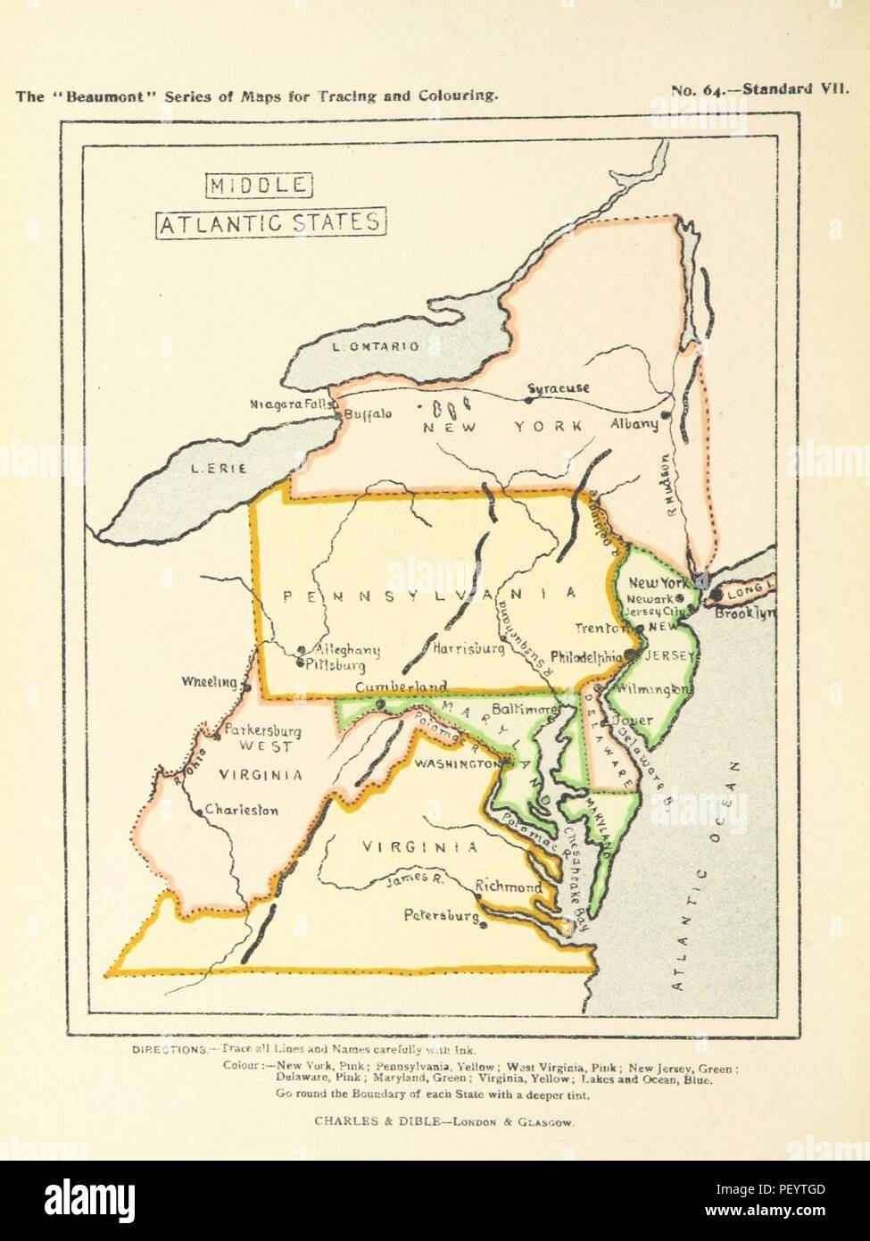 Image from page 84 of 'How to draw and colour a Map being a guide to ...