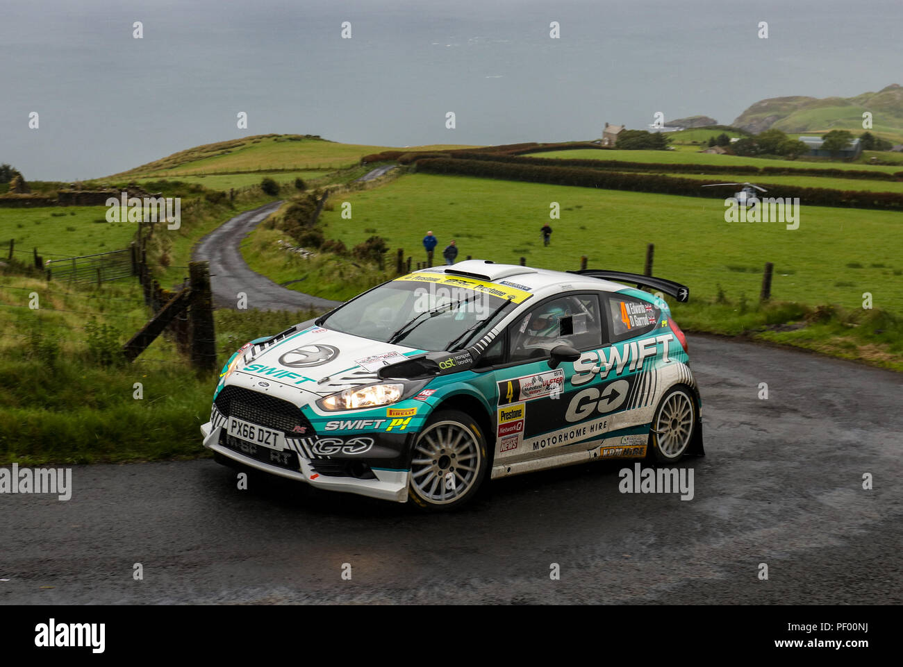 County Antrim, Northern Ireland. 17th Aug, 2018. John Mulholland Motors ...