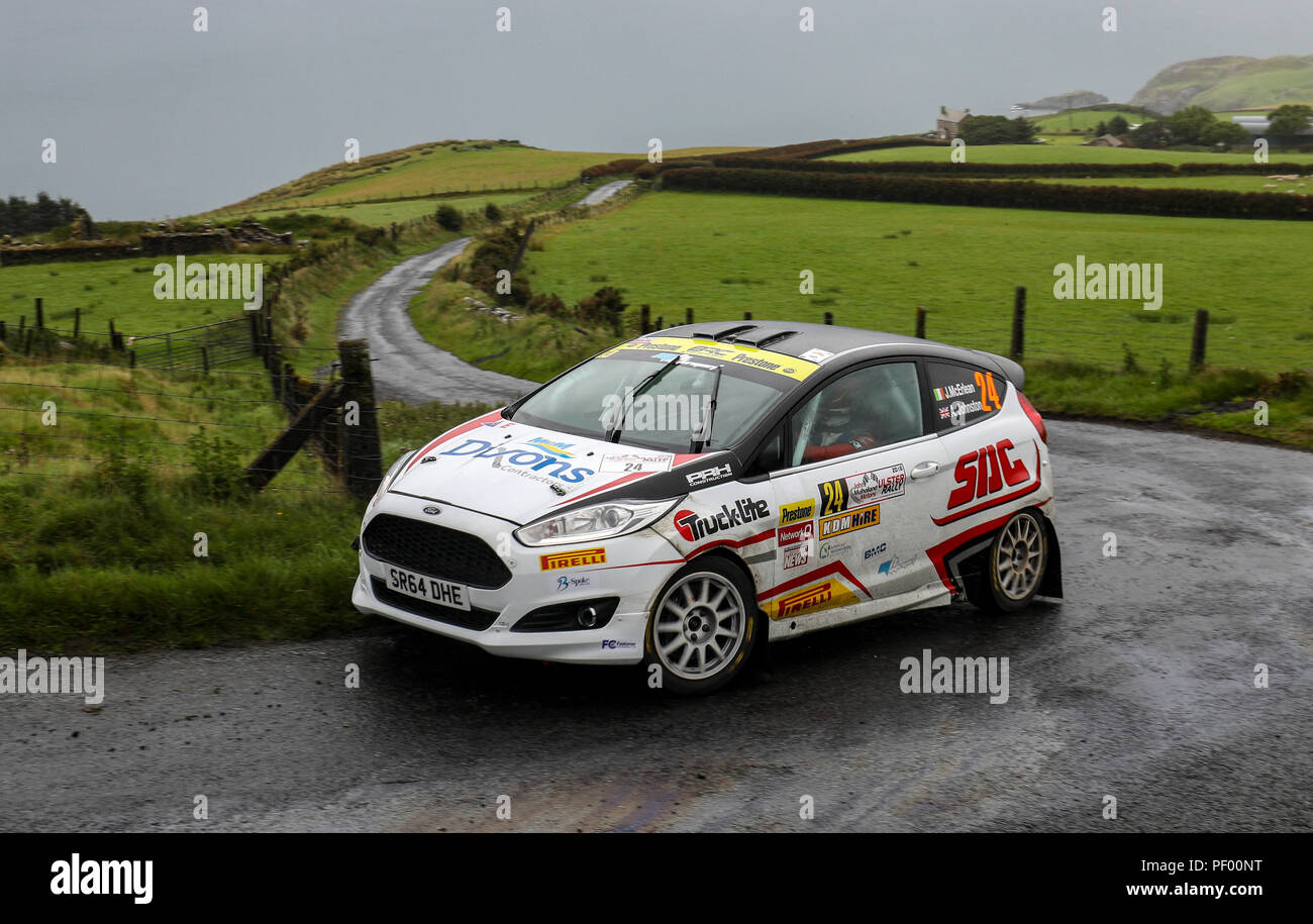 County Antrim, Northern Ireland. 17th Aug, 2018. John Mulholland Motors ...
