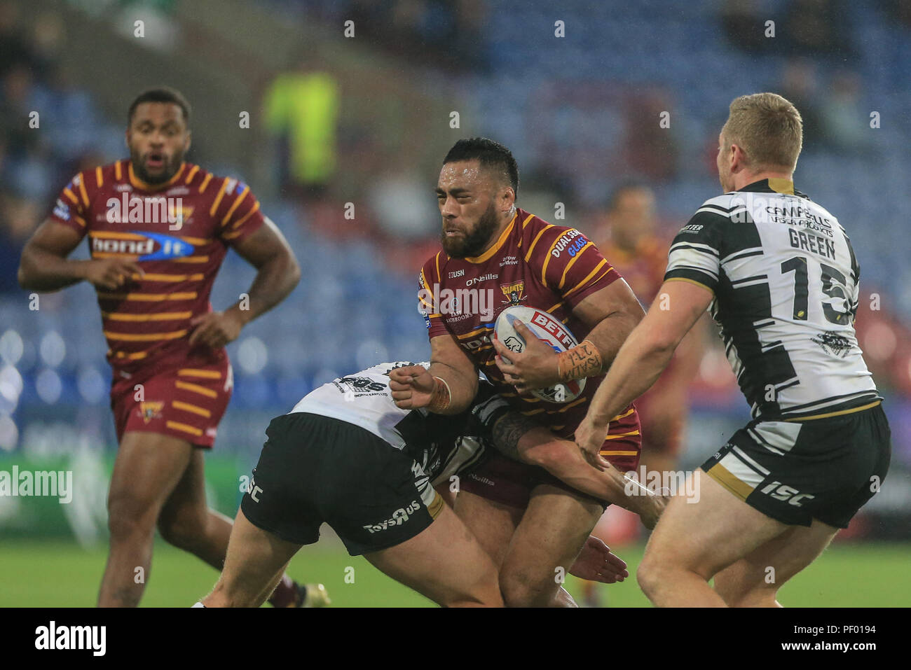 Huddersfield, UK. 17th August 2018 , John Smiths Stadium, Huddersfield ...