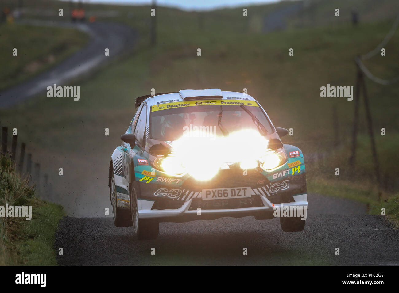 County Antrim, Northern Ireland. 17th Aug, 2018. John Mulholland Motors ...