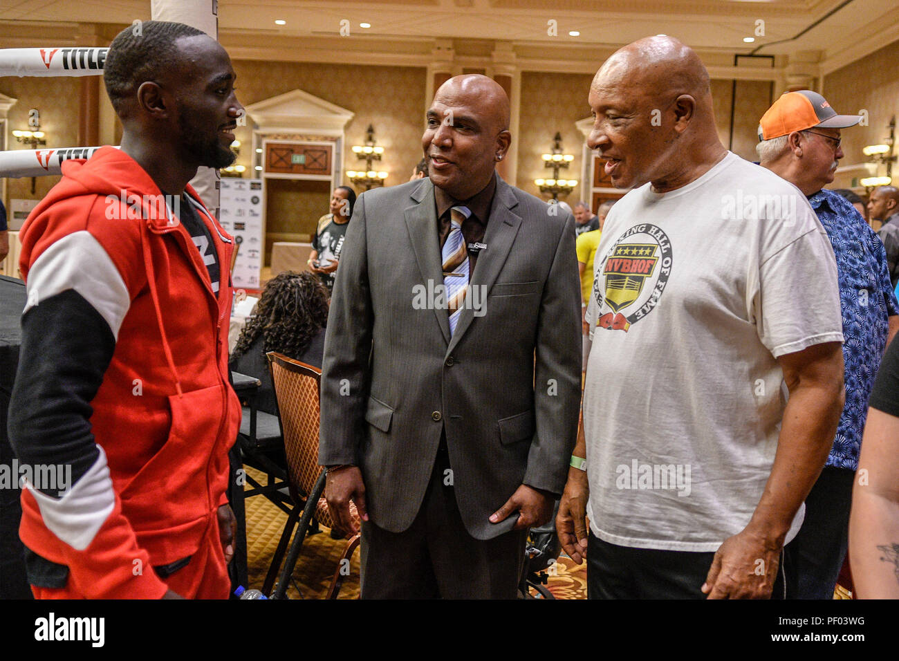 Las Vegas, NV, USA. 17th Aug, 2018., 2018 Boxing Hall of Fame meet and ...