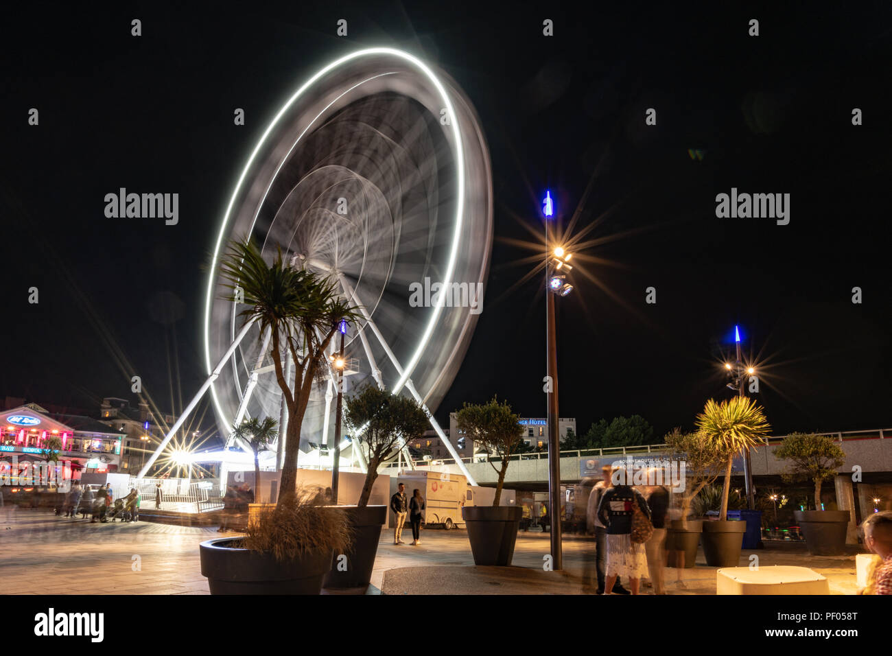 Bournemouth beach night uk hi-res stock photography and images - Alamy