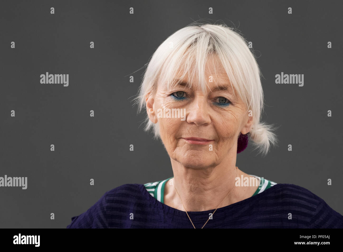 Edinburgh, Scotland, UK; 18 August, 2018. Pictured; Diane Atkinson is a ...