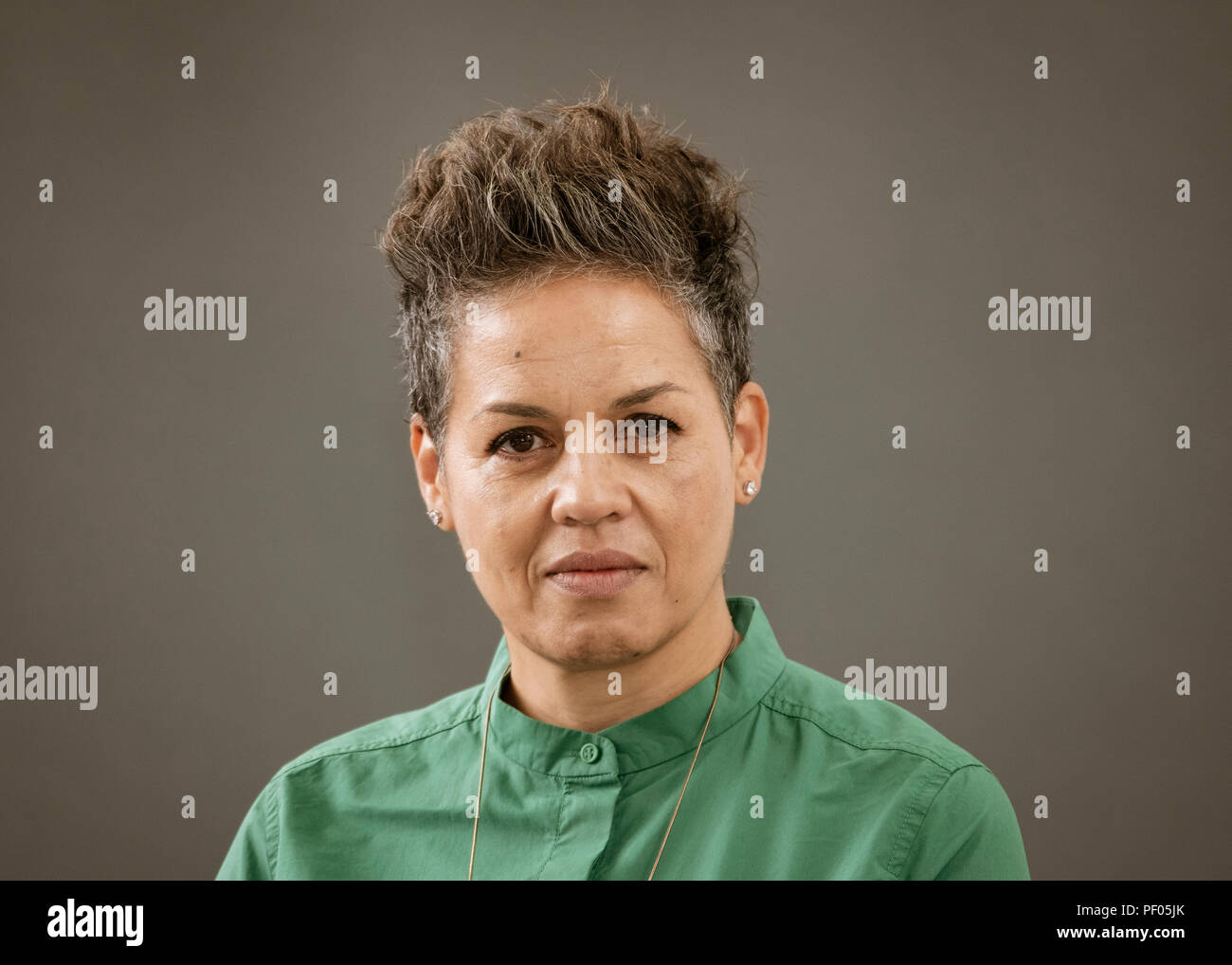 Edinburgh, Scotland, UK; 18 August, 2018. Pictured; Kit de Waal, is a ...
