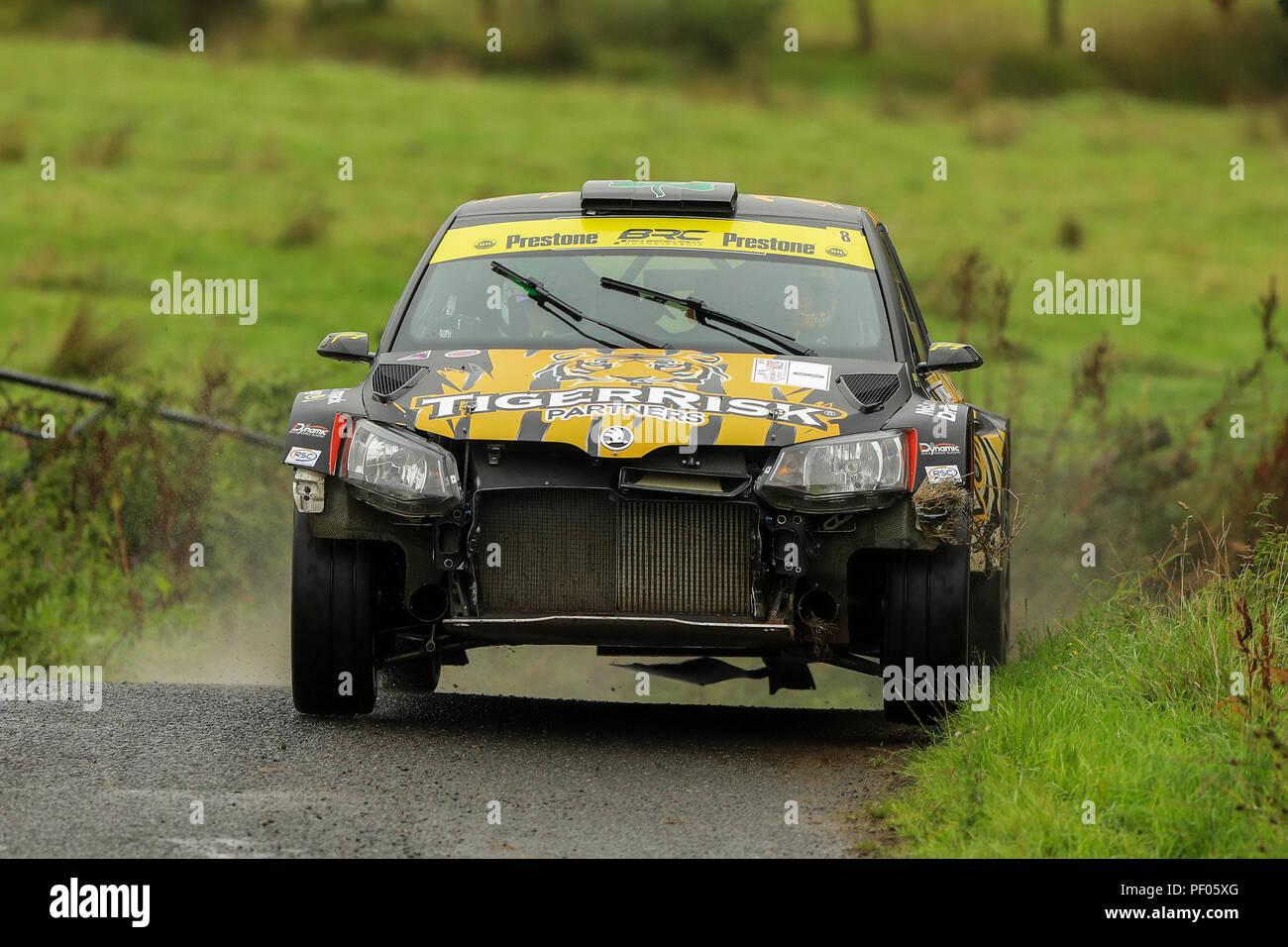 County Antrim, Northern Ireland. 18th Aug, 2018. John Mulholland Motors ...