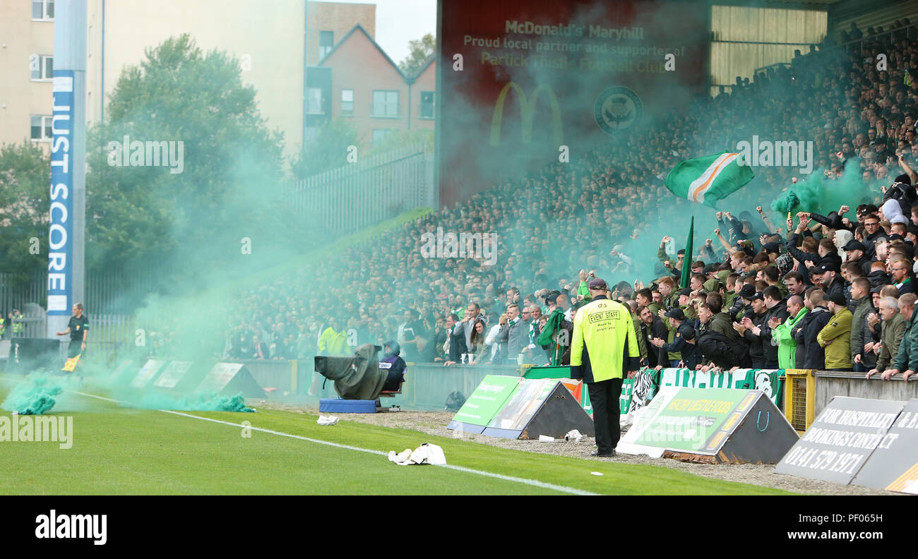 Firhill Stadium, Glasgow, UK. 18th Aug, 2018. Scottish League Cup ...