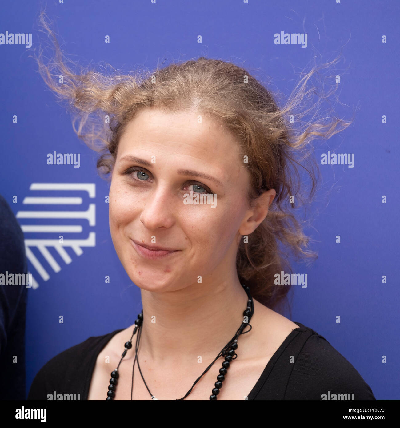 Edinburgh, Scotland, UK; 18 August, 2018. Pictured; Maria Alyokhina of ...