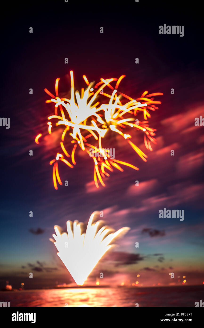 Den Haag, Netherlands. 17th August 2018. Annual summer fireworks event ...