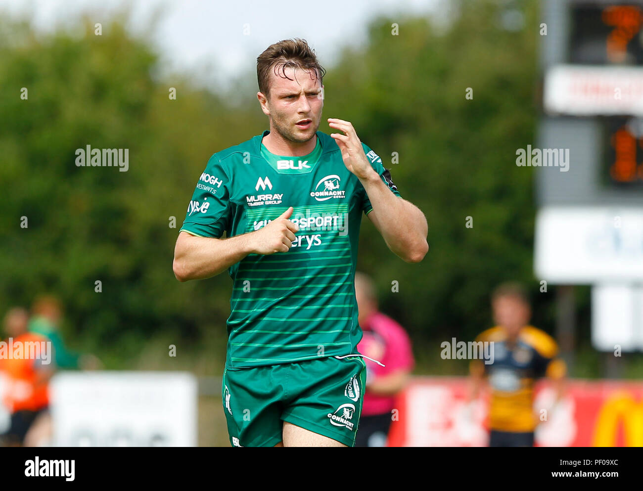 Dubarry Park, Athlone, Ireland. 18th Aug, 2018. Pre Season rugby ...