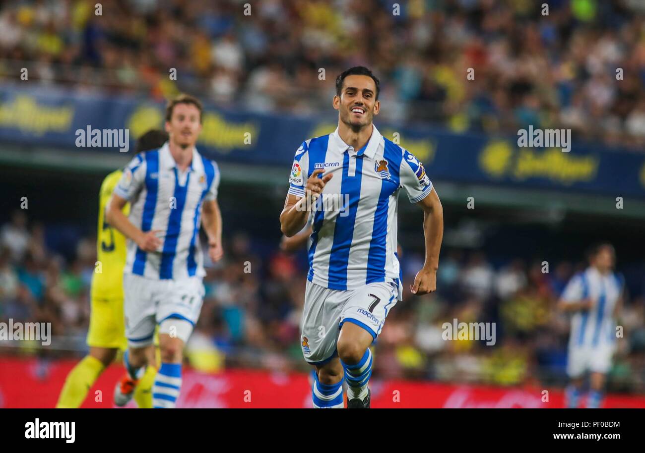Trigueros during the match between Villarreal CF and Real Sociedad CF ...