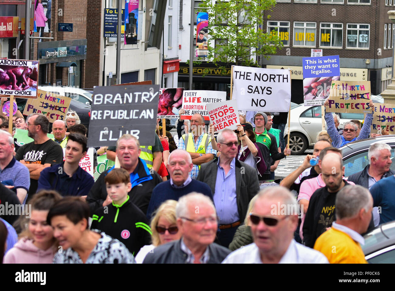 County Tyrone, UK. 18 August 2018. Sinn Féin Party Civil Rights ...