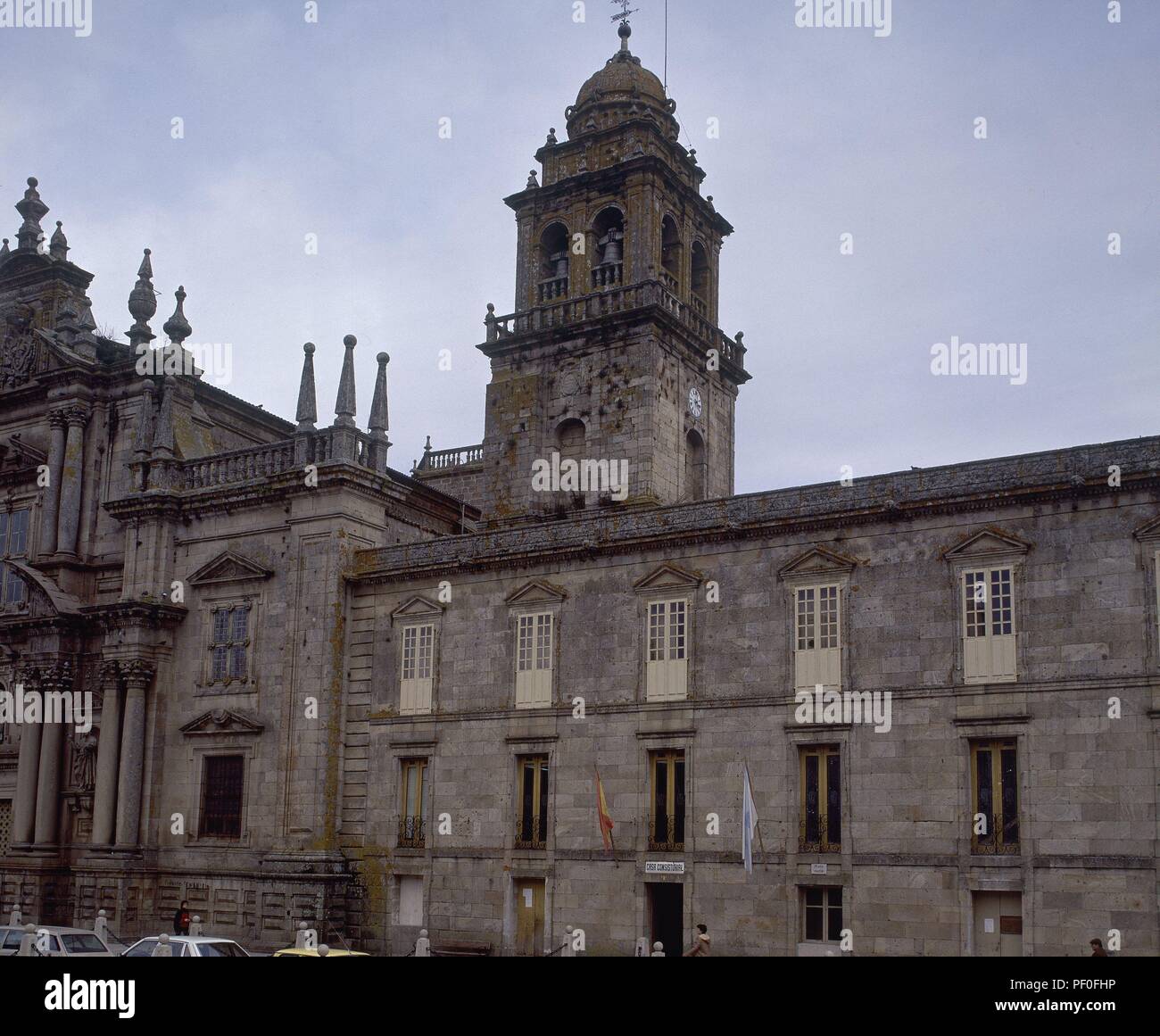 FACHADA DEL MONASTERIO DE SAN SALVADOR CONVERTIDO EN AYUNTAMIENTO DE ...