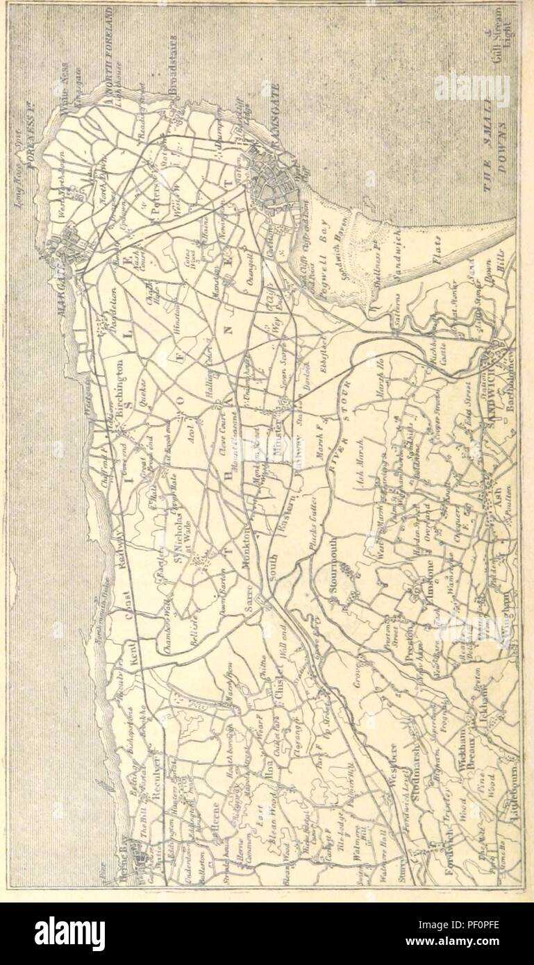 Isle of thanet map hi-res stock photography and images - Alamy