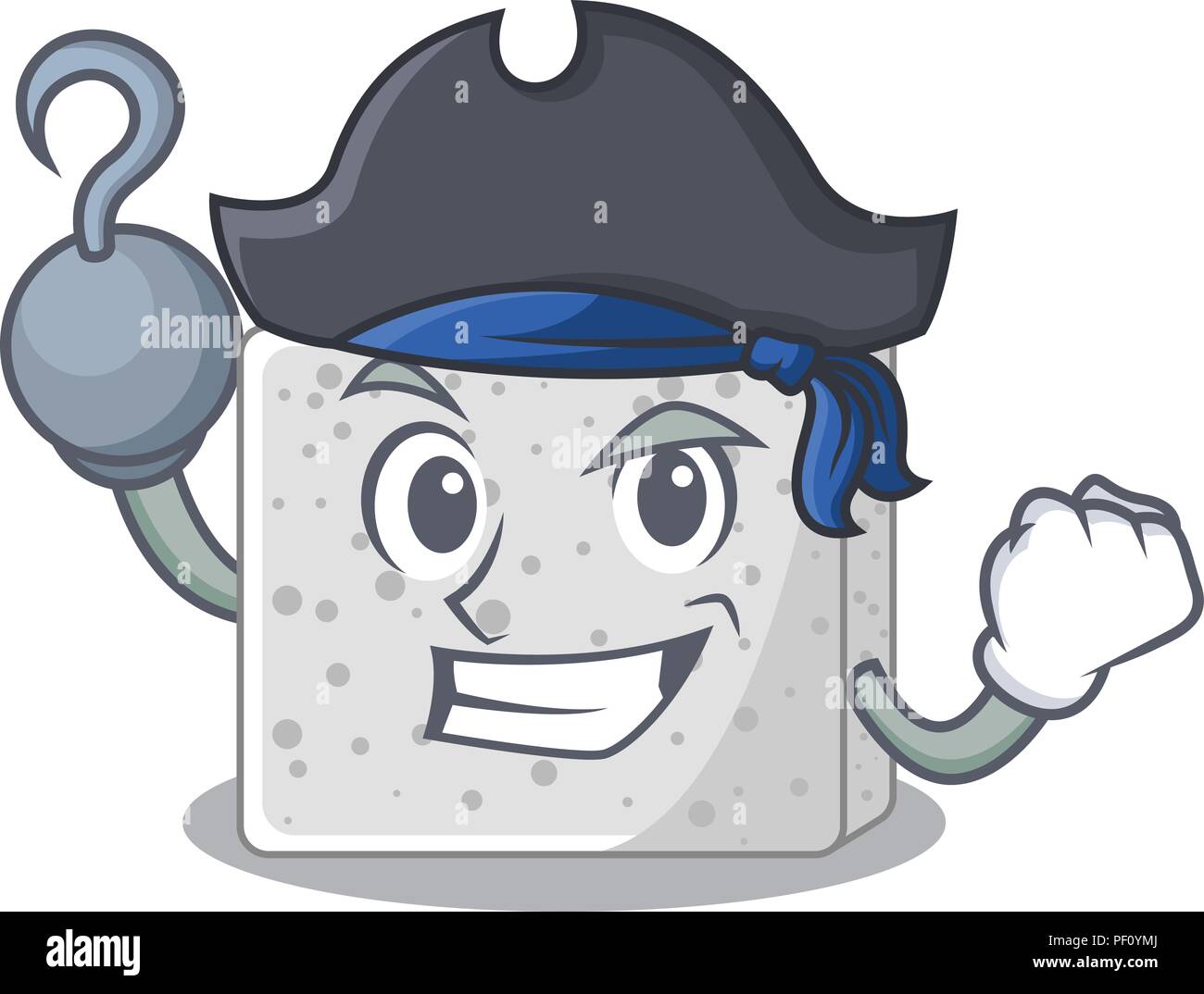 Pirate feta cheese character cartoon Stock Vector Image & Art - Alamy