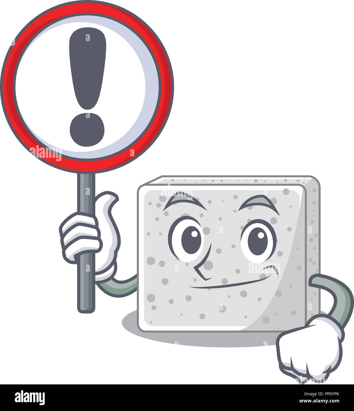 With sign feta cheese character cartoon Stock Vector Image & Art - Alamy