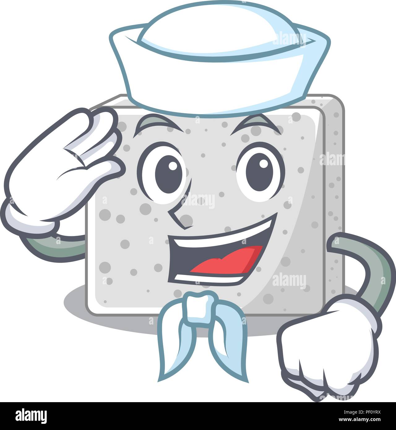 Sailor feta cheese character cartoon Stock Vector Image & Art - Alamy