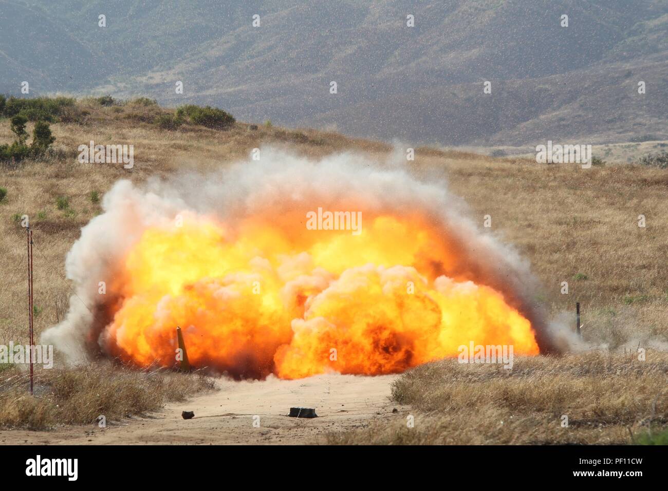 Detonating explosive hi-res stock photography and images - Alamy